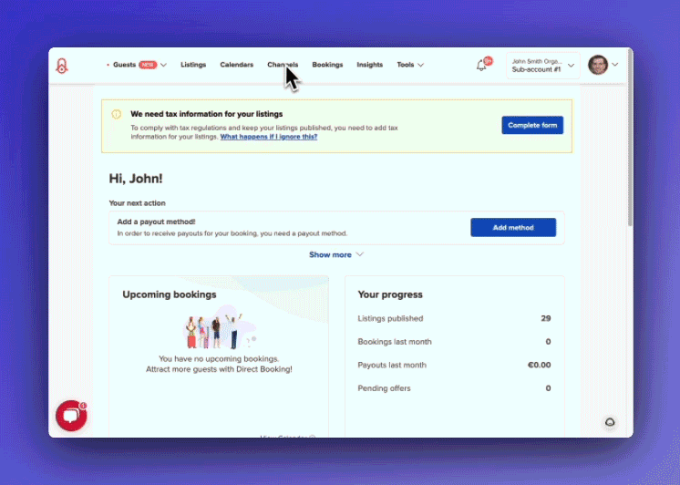 Request Booking on Booking.com