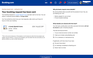 Request Booking on Booking.com